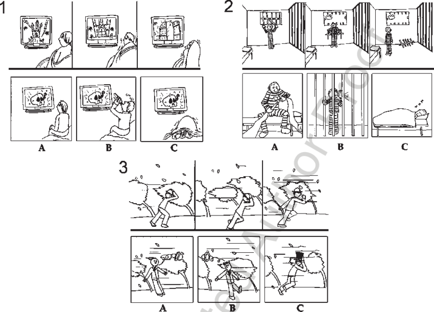 Download Comic Strip From The Story Based Empathy Task. 1) Emotion ...