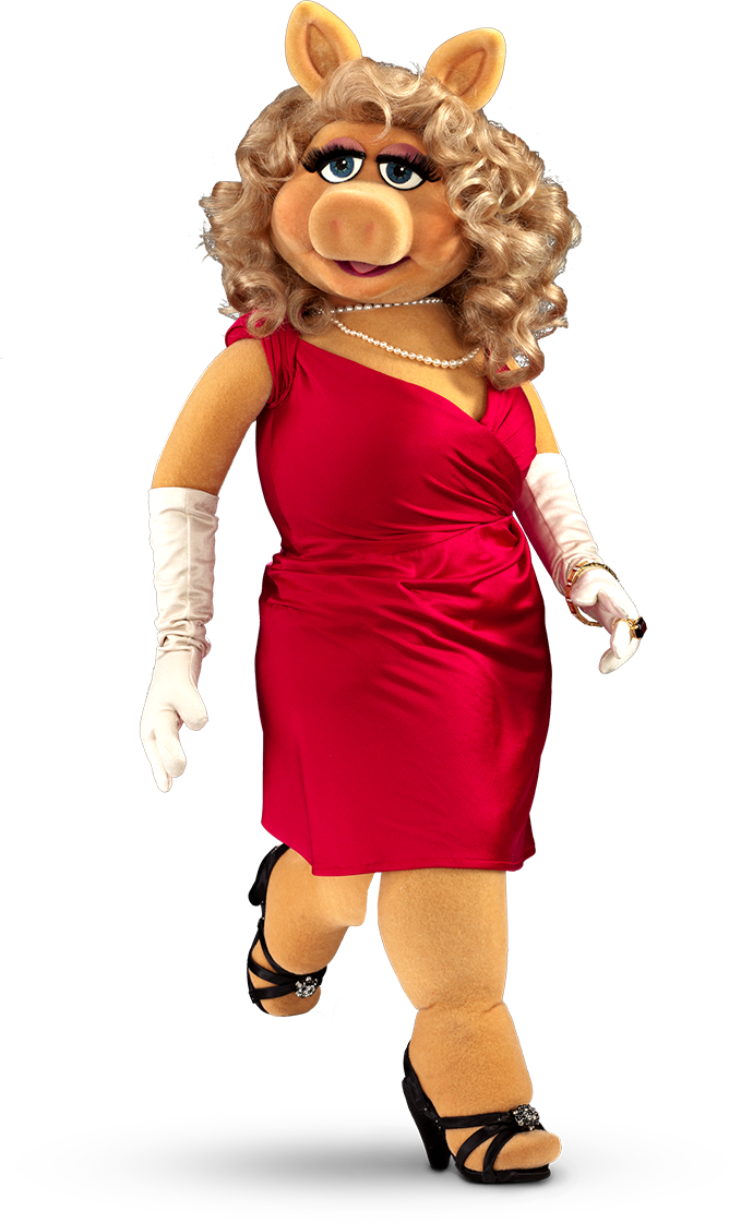 Download Transparent Miss Piggy Dressed Up - PNGkit