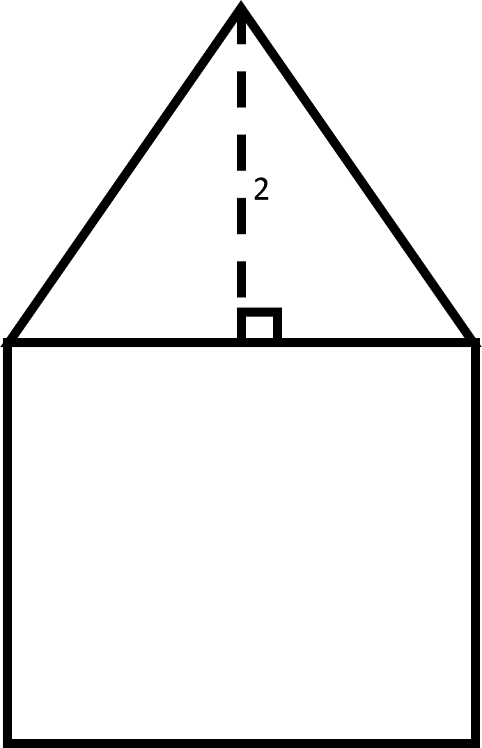 Download 1 - Triangle On Top Of Rectangle - Full Size PNG Image - PNGkit