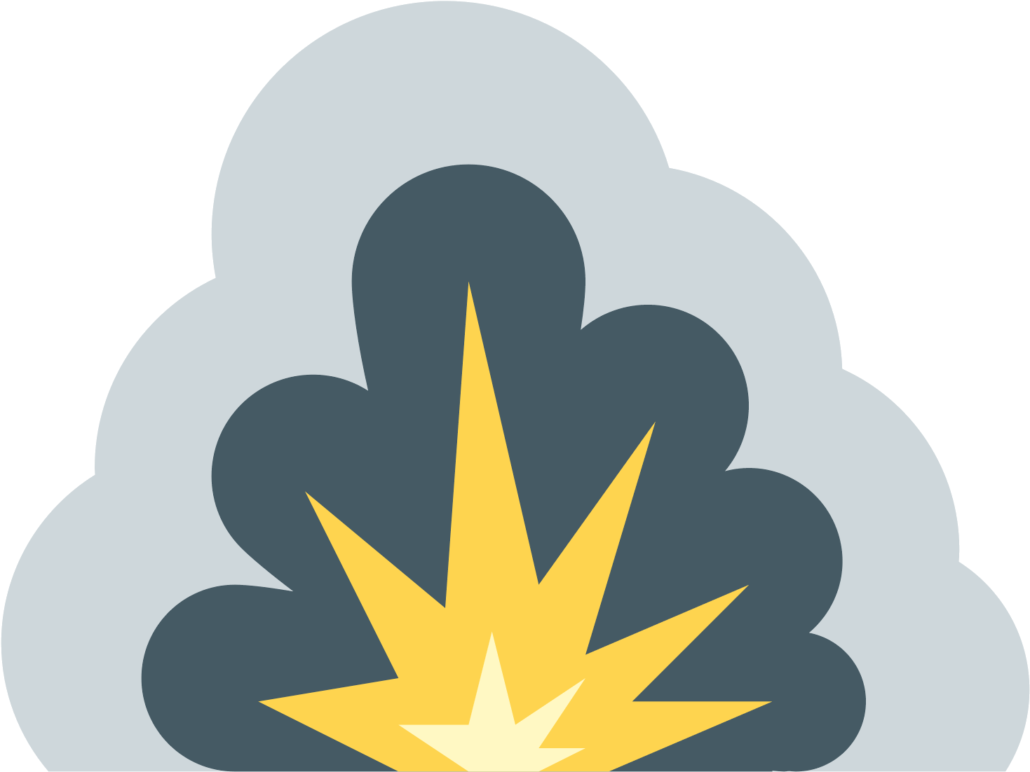 Download Explosión De Humo Icon - Smoke Flat Png - Full Size PNG Image ...