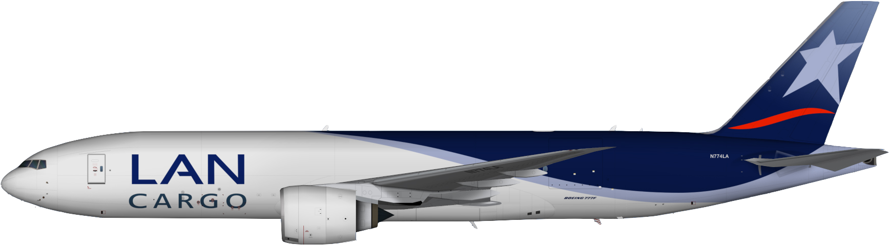 Download Boeing 777 Freighter - Gemini Jets 1 400 Lan Cargo - Full Size ...