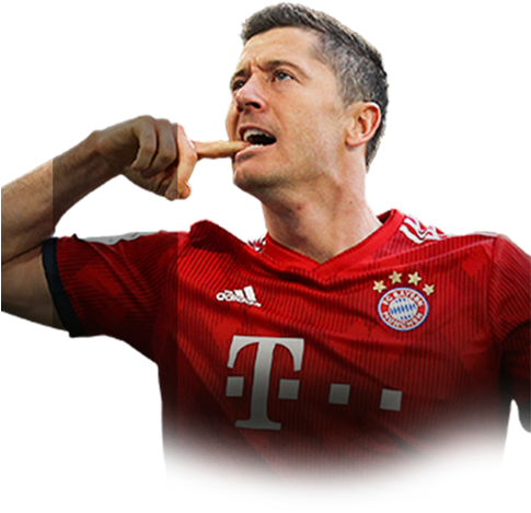 Download 91 1st In-form Gold - Lewandowski Fifa 19 - Full Size PNG ...