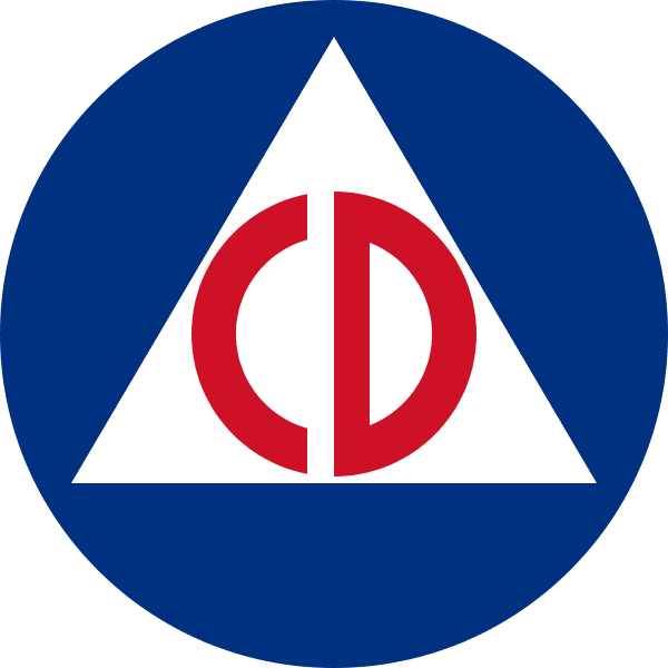 Download Report On Civil Defense - Civil Defense Symbol - Full Size PNG ...