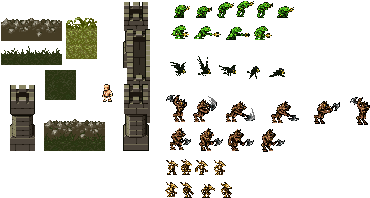 Download Erodaxia Summary - Tower Defense Enemy Sprites - Full Size PNG ...