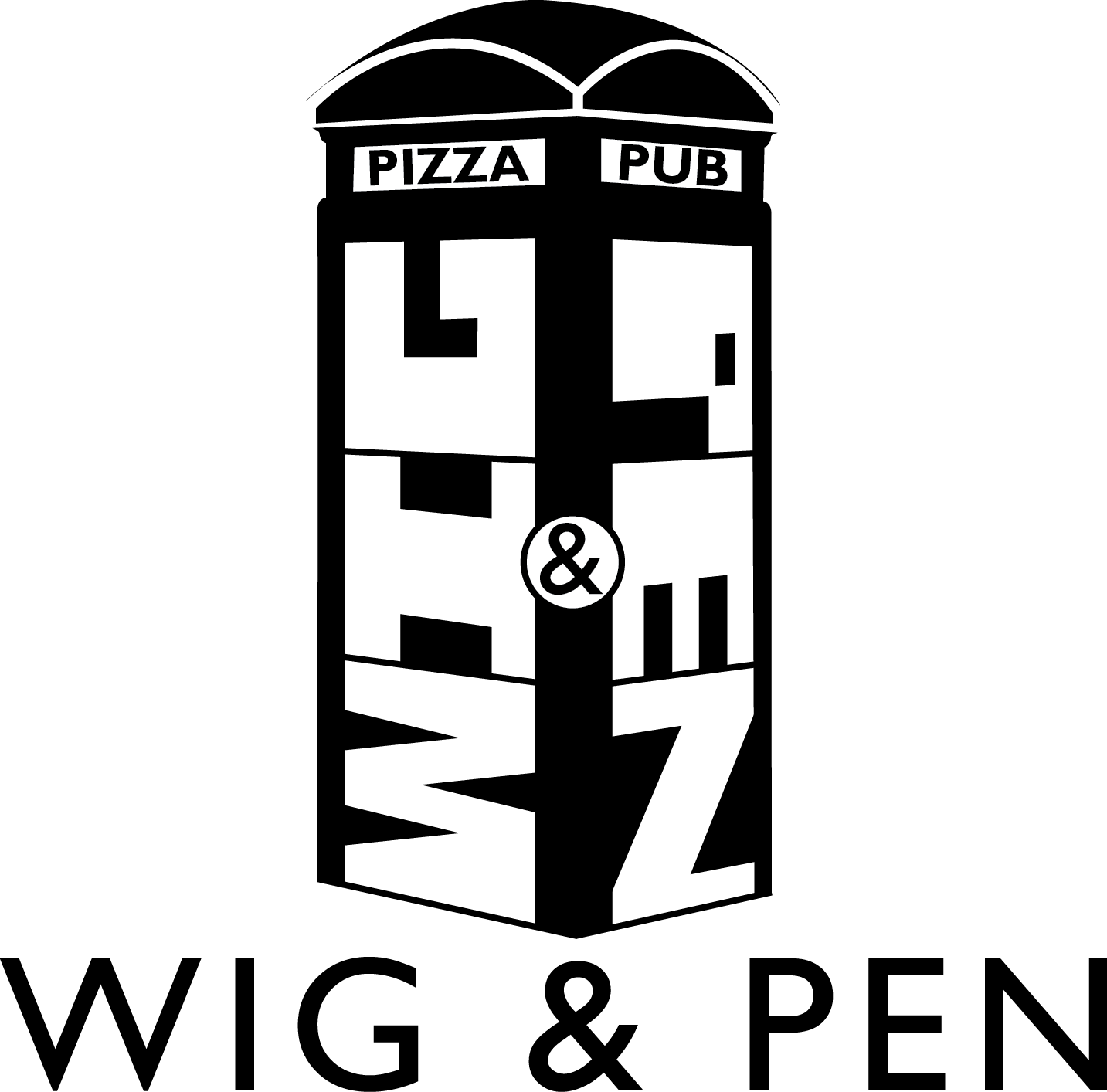 Download Wig & Pen Logo - Illustration - Full Size PNG Image - PNGkit