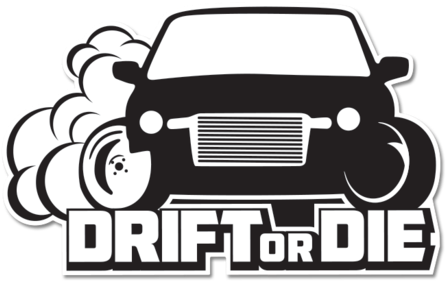 Download Drift Or Die Stickers - Drift Or Die Sticker - Full Size PNG ...
