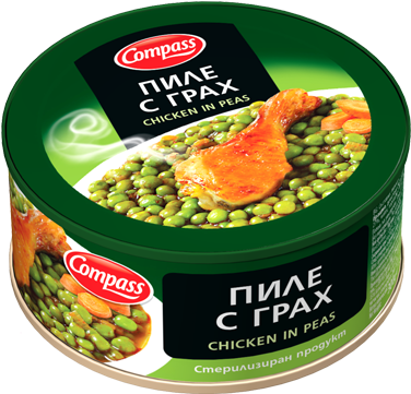 Download Chicken In Peas - Compass Beans Stew - Full Size PNG Image ...