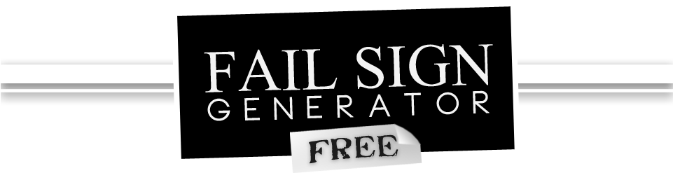Download Fail Sign Generator - Double K - Full Size PNG Image - PNGkit