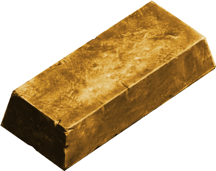 Download Gold Ingot - Ingot - Full Size PNG Image - PNGkit