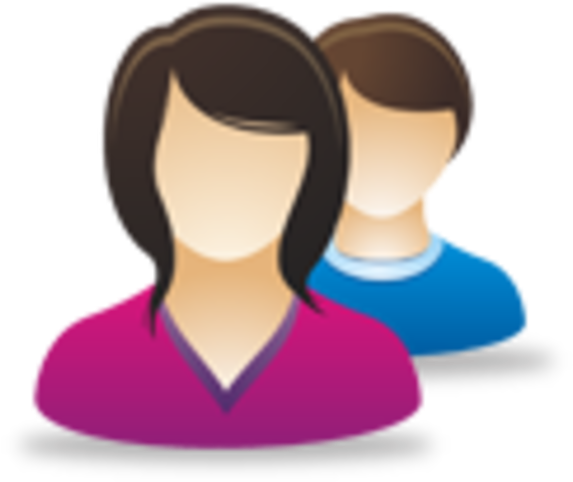 Download Male And Female User Icon - Full Size PNG Image - PNGkit