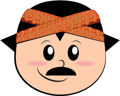 Download Funny Man Cartoon Face Messages Sticker-0 - Cartoon - Full ...