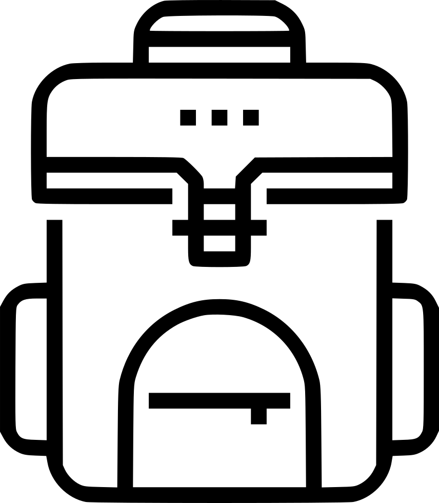Download School Backpack - - Icon - Full Size PNG Image - PNGkit