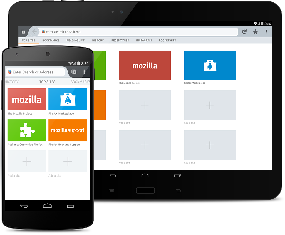 Download Firefox - Android Mobile And Tab - Full Size PNG Image - PNGkit