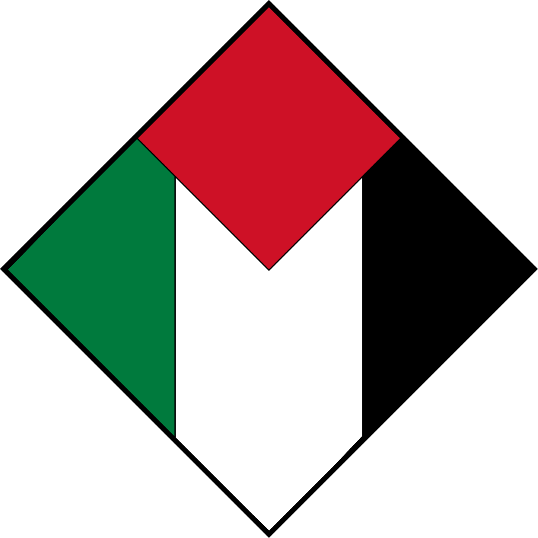 Download Levant Arab Air Force Roundel - Triangle - Full Size PNG Image ...