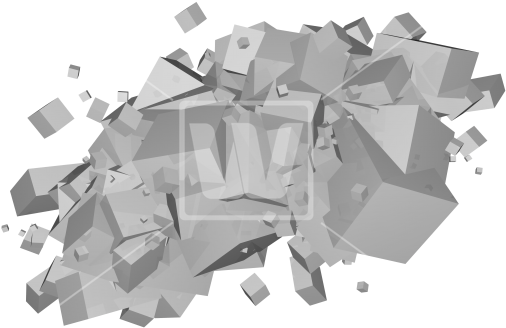 Download Gray Cubes Png Isolated - Origami - Full Size PNG Image - PNGkit