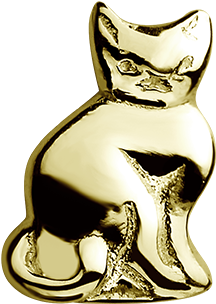 Download Gold Cat - 9 Lives - The 9 Lives - Full Size PNG Image - PNGkit