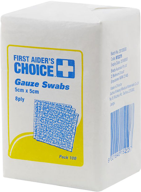 Download Trafalgar Gauze Swab Range - First Aiders Choice Triangular ...