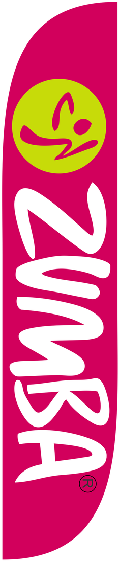 Download Zumba Fitness Purple Feather Flag - Lookourway Zumba Fitness ...