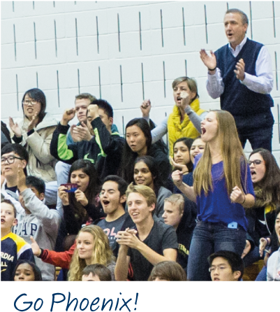 Download Concordia Students Sitting On Bleachers Cheering For - Phoenix - Full Size PNG Image ...