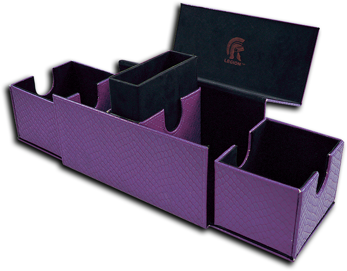 Download Dragon Hide Purple - Legion Vault Deck Box - Full Size PNG ...