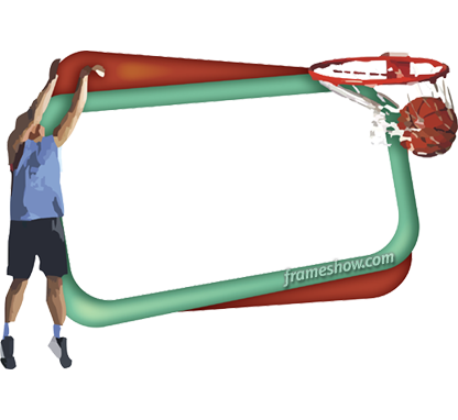 Download Photo Frame 0000720 - Basketball Frame Transparent Png - Full ...