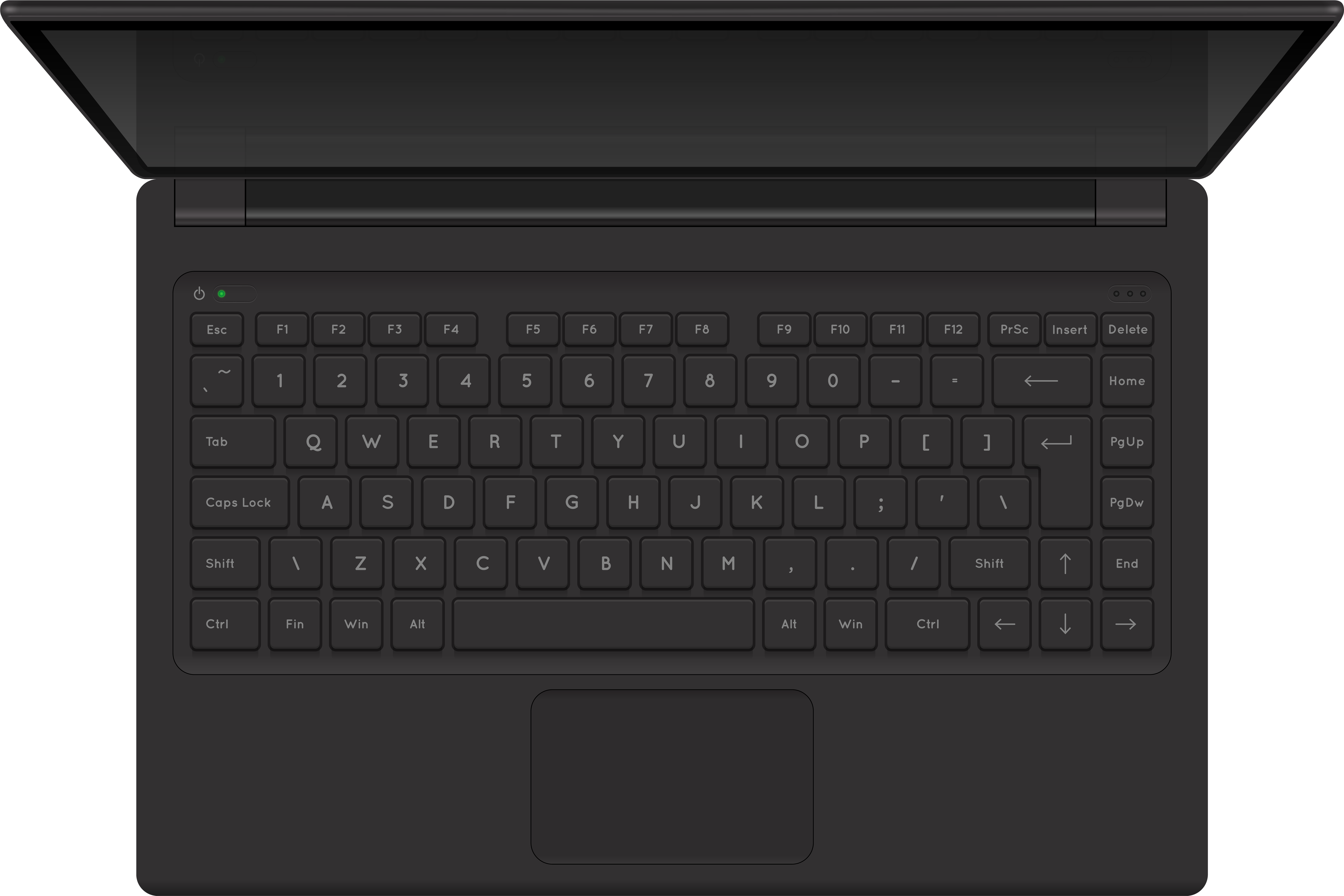 Download Computer Keyboard - Full Size PNG Image - PNGkit