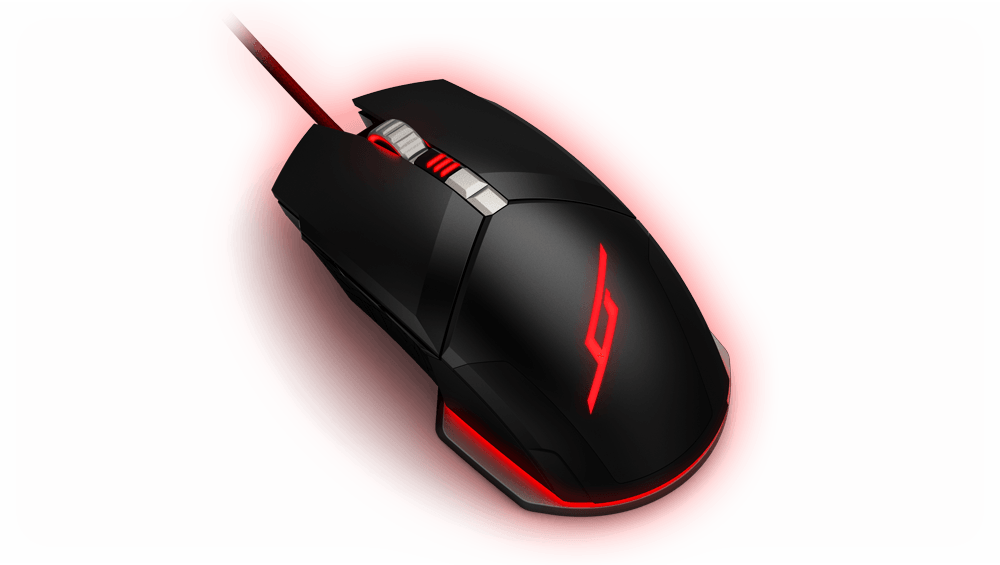 Download M50 Mouse Top Angled View - Das Keyboard M50 Pro Gaming Mouse ...