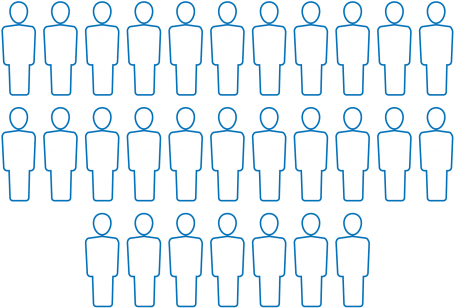 Download People Blue Outline - Full Size PNG Image - PNGkit