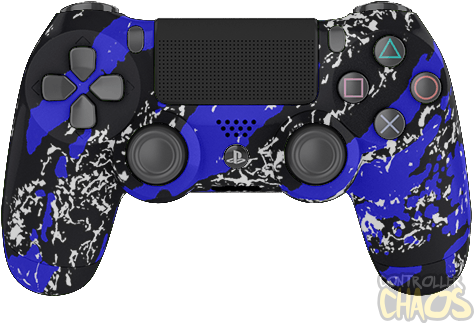 Download Authentic Sony Quality - Blue Splatter Ps4 Controller - Full ...