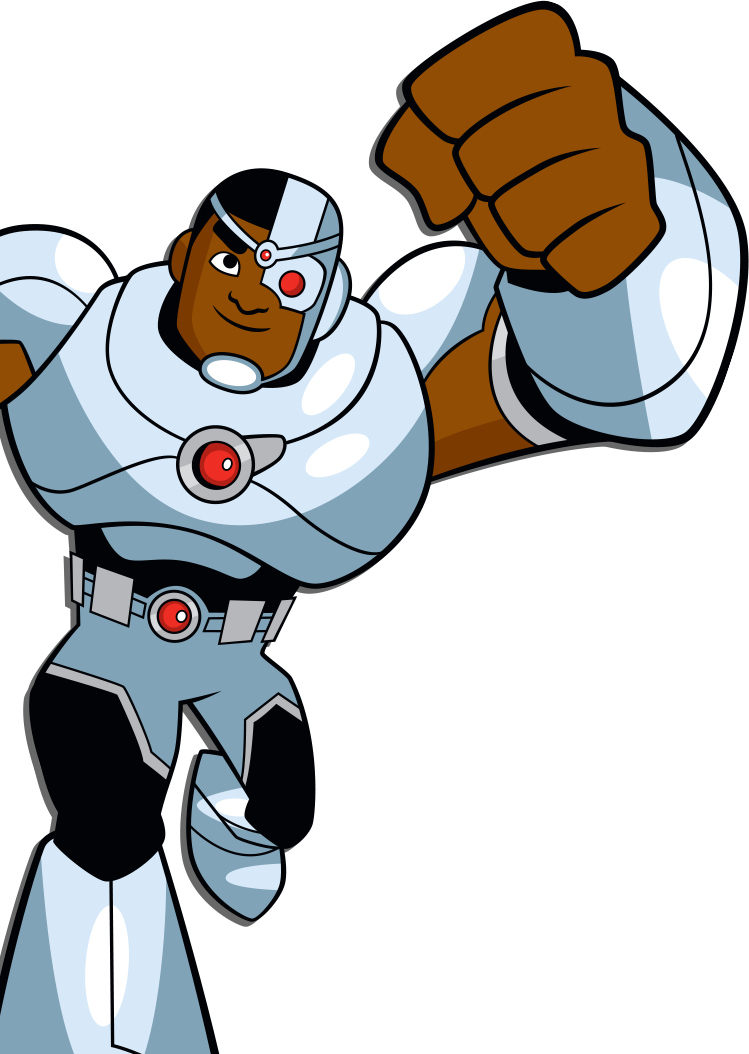 Download Cyborg Clipart Superhero - Dc Super Friends Cyborg - Full Size ...