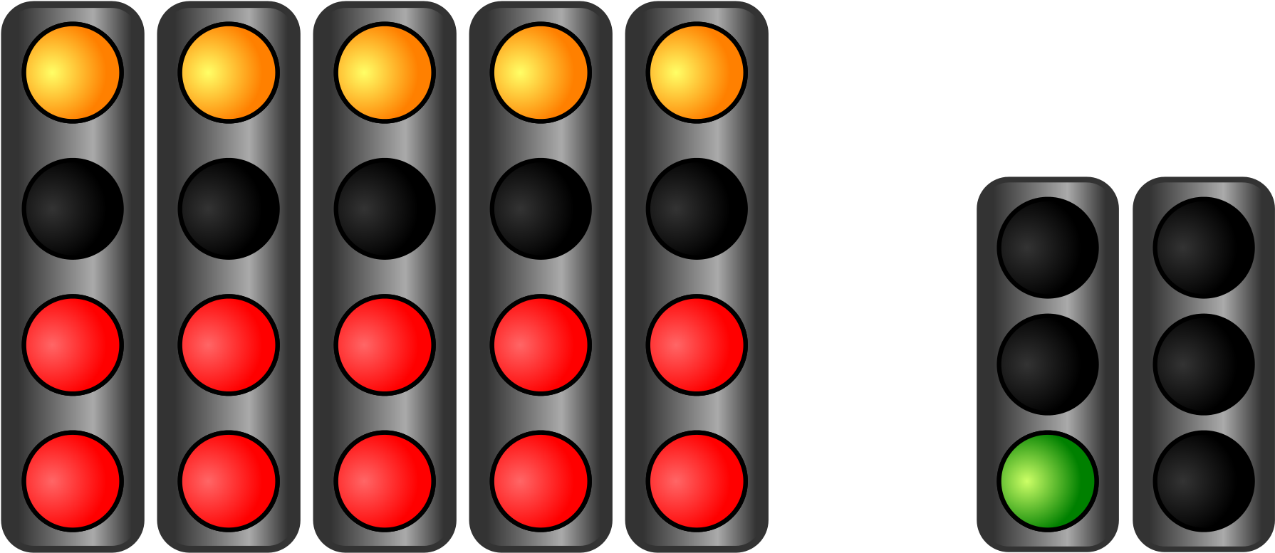 Download Lights Transparent Start - Race Start Lights - Full Size PNG ...