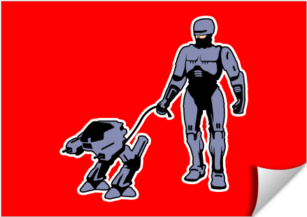 Download Robocop - Dog Catches Something - Full Size PNG Image - PNGkit