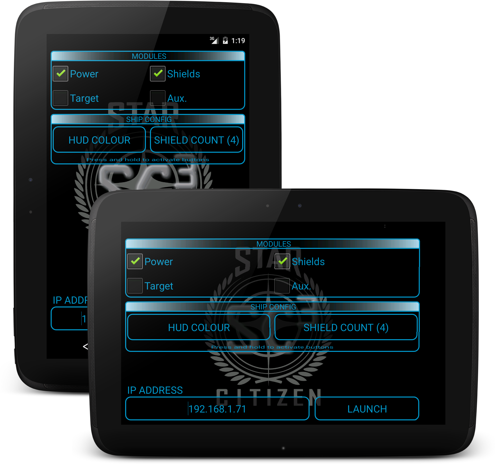 Download Setup Screen - Star Citizen Cockpit Ui - Full Size PNG Image ...