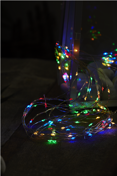 Download Light Chain Dew Drop - Light-emitting Diode - Full Size PNG ...