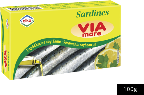 Download Via Mare Sardines In Vegetable Oil - European Pilchard - Full ...