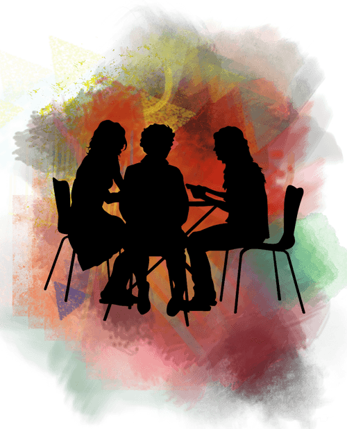 Download Superbly Equipped And Stylish Indoor Setting - People Sat ...