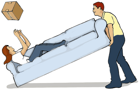 Download Man Moving A Couch - Moving Company - Full Size PNG Image - PNGkit