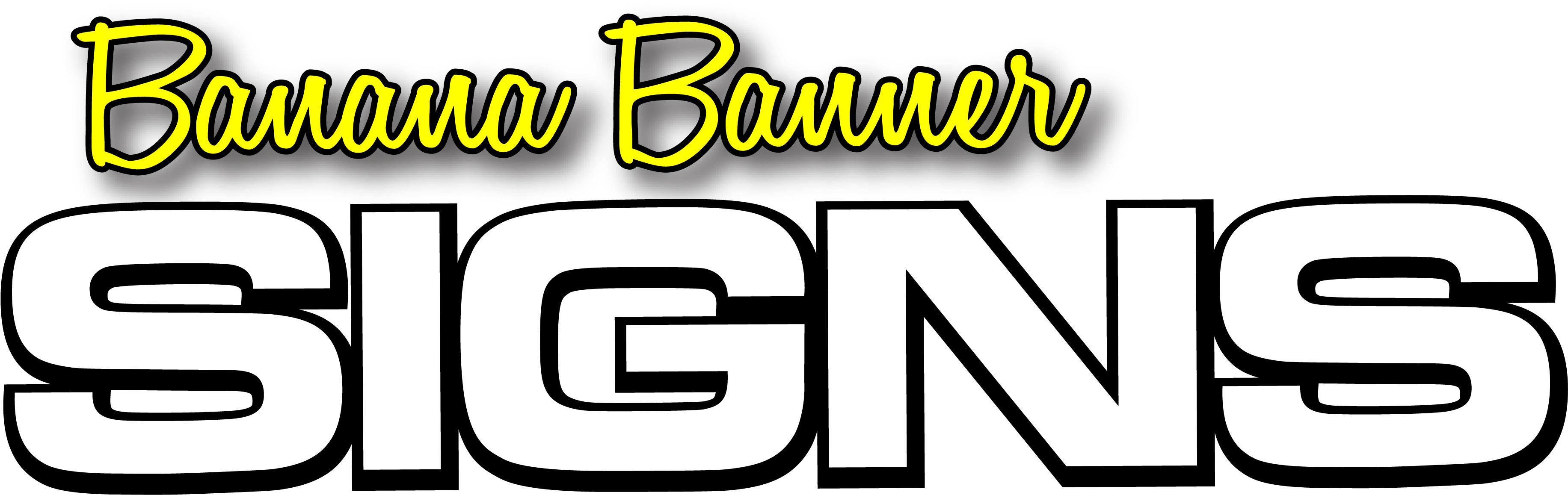 Download Banana Banner Signs Bananabanner - Banana Banners - Full Size ...