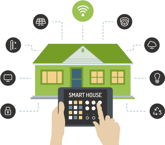 Download Transparent Smart Home - Smart House Automation System - PNGkit