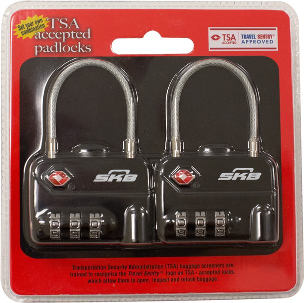 Download Tsa Cable Combination Padlock - Skb Tsa Accepted Pad Cable ...