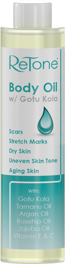 Download Retone Body Oil With Gotu Kola Treats Scars, Stretch - Oil ...
