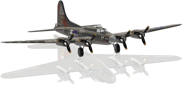 Download B 17 Flying Fortress Transparent - Full Size PNG Image - PNGkit
