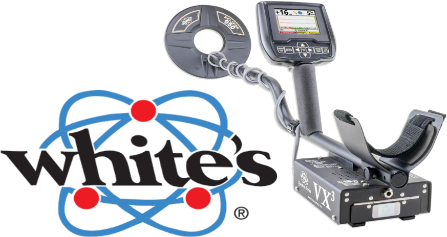Download Whites Metal Detector With Logo - Whites Tdi Beach Hunter ...