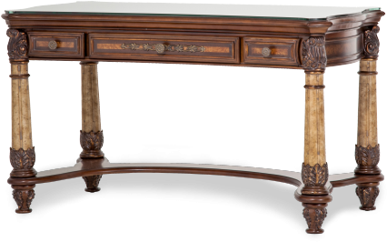 Download Amini Writing Desk W/glass Top - Aico Michael Amini Victoria ...