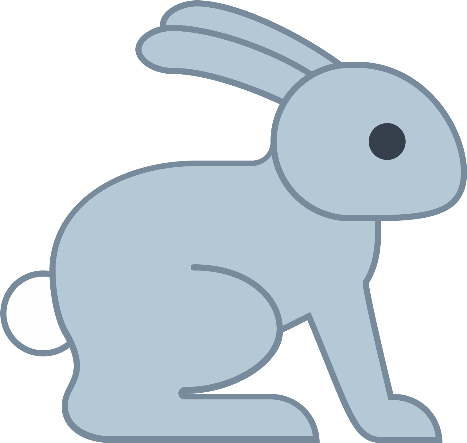 Download Png 50 Px - Rabbit Icon Png Flat - Full Size PNG Image - PNGkit