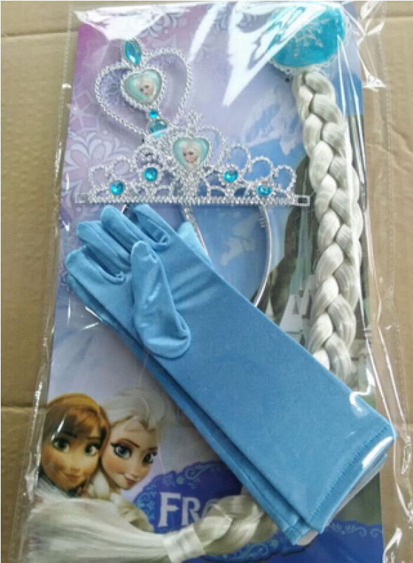 Download Vestido Fantasia Elsa Kit M11279 - Frozen Princess Elsa Crown ...