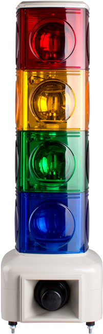 Download Rotating Tower Light, 140mm Color 4 Stack, 100db & - Yellow ...