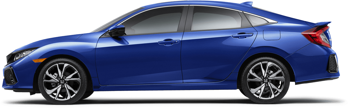 Download Transparent 2018 Honda Civic Si Sedan Side Profile - Honda ...