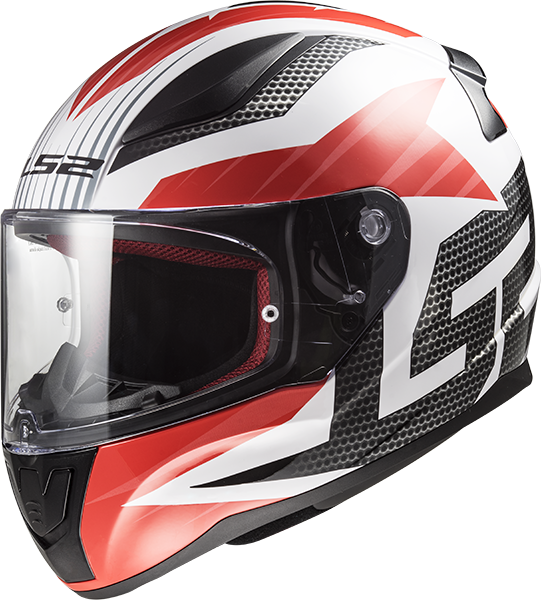 Download Ls2 Ff353 Rapid Grid White Red L - Ls2 Rapid Grid - Full Size ...