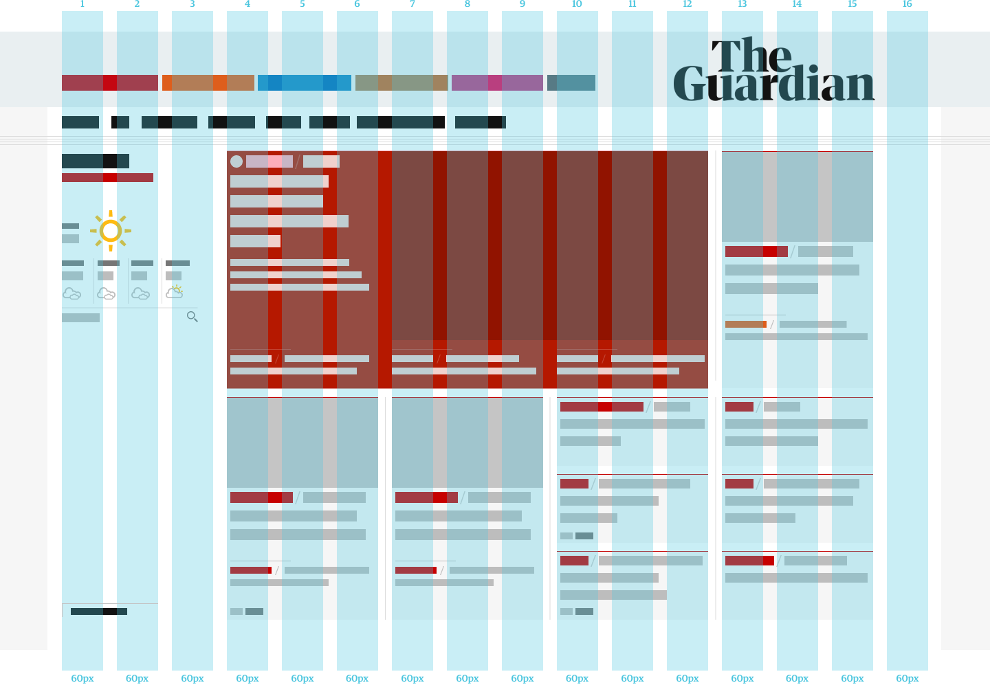 Download Grids & Spacing The Desktop Grid Is Based On Columns - Diagram ...
